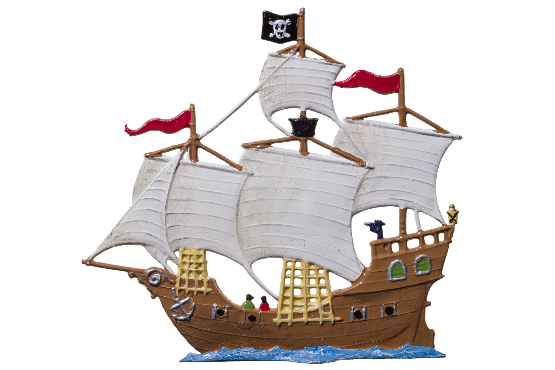 Piratenschiff | Bemalt | 3140-BE